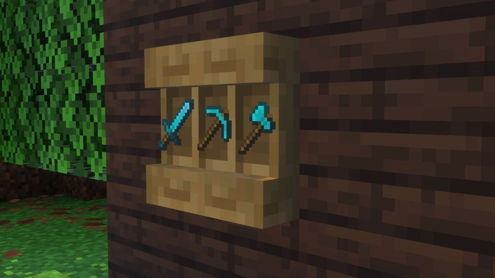 New shelf block might reduce the use of item frames in Minecraft