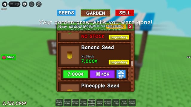 All Tropical Plants in Grow a Garden
