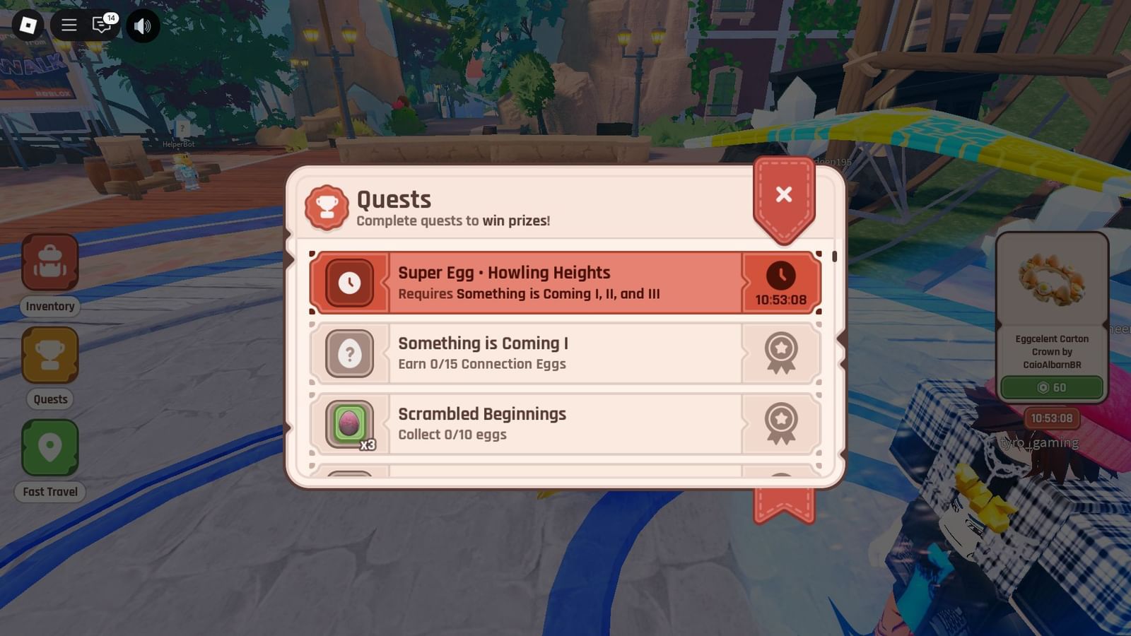 How to get the Wing of the Winter Wind in Roblox The Hatch 2025