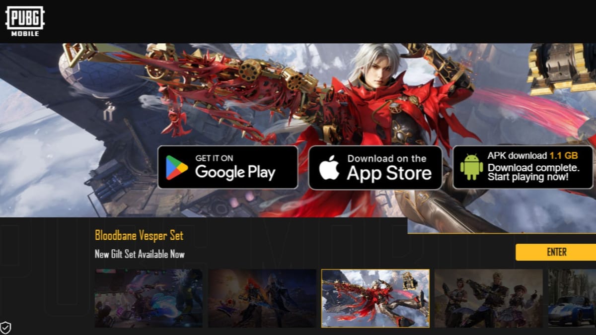 PUBG Mobile 3.9 update download size on Android and iOS