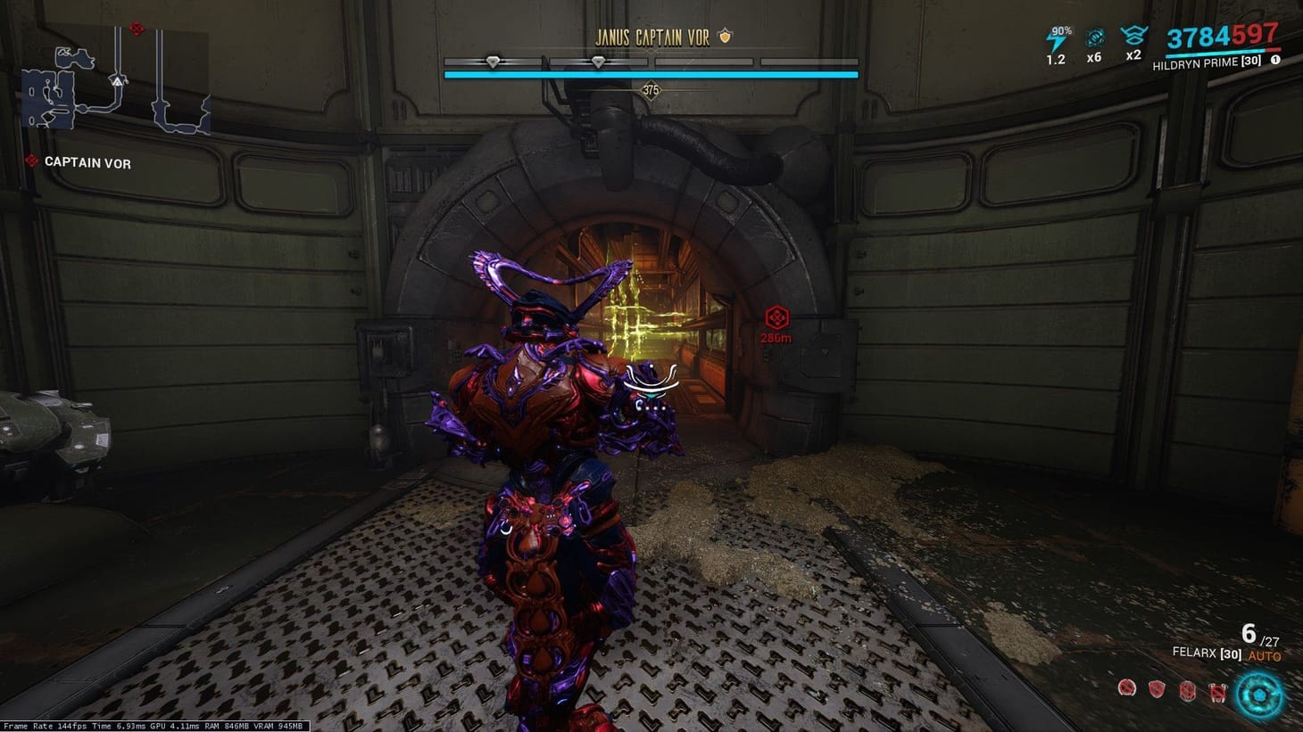 Warframe hardmode Vor boss guide (Janus Captain Vor)