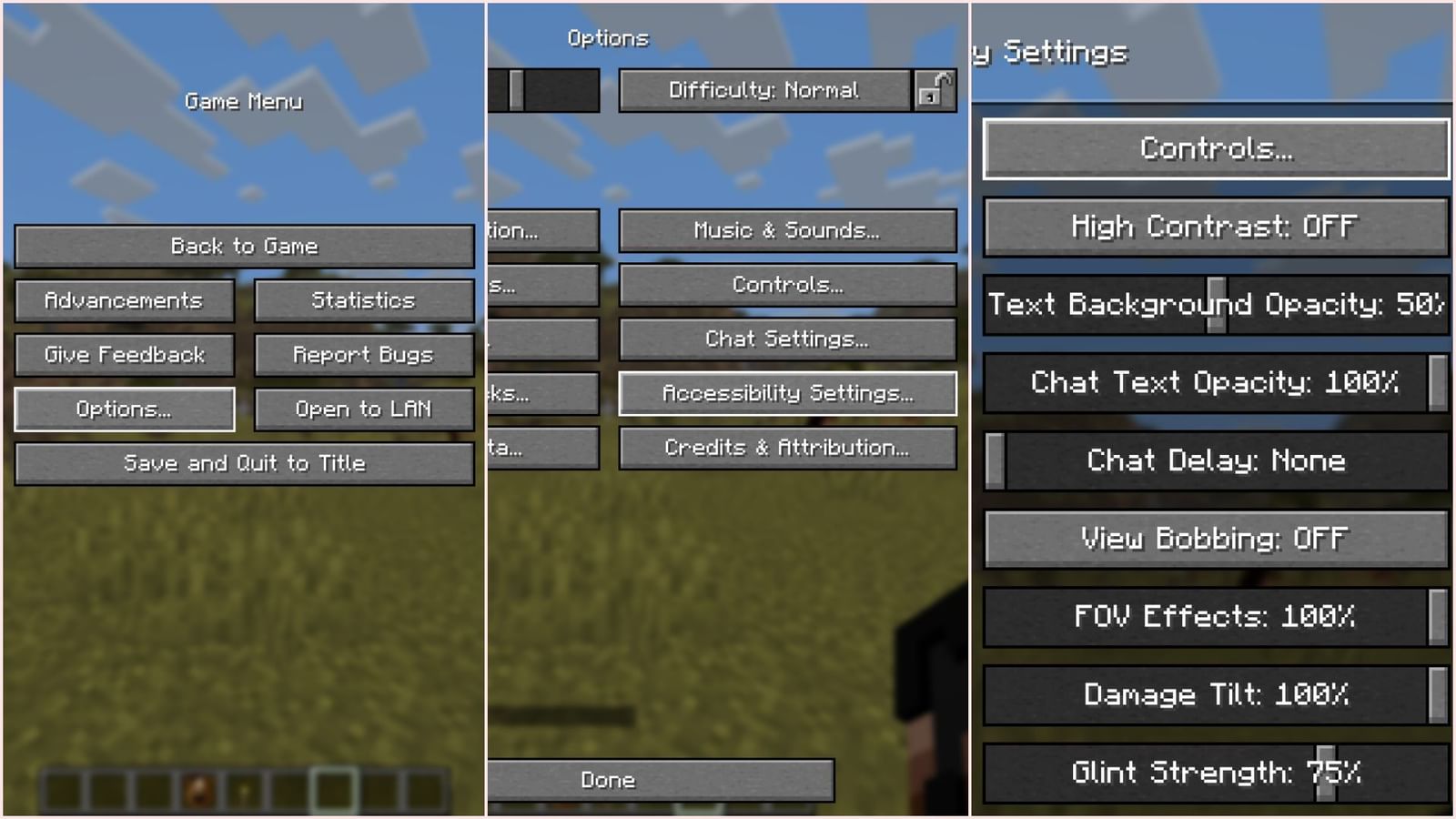 New Minecraft Java's accessibility features will allow players to automate mouse clicks
