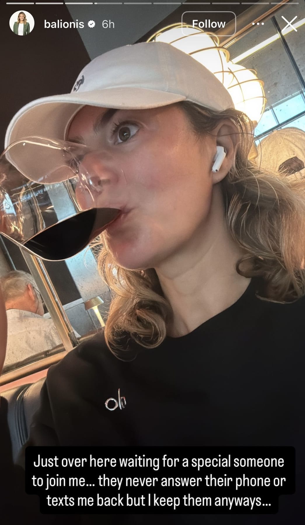 Amanda Balionis ‘waiting’ for a ‘special someone’ to join her as she ...