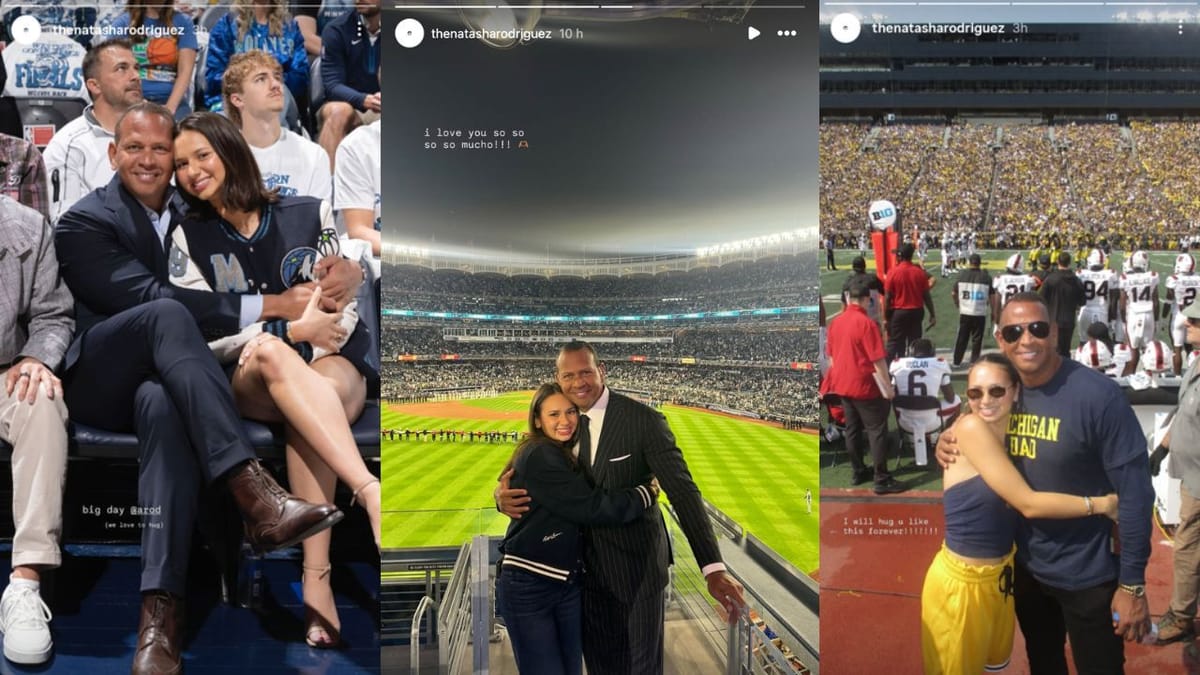 "I will hug you like this forever" - Alex Rodriguez's daughter Natasha ...