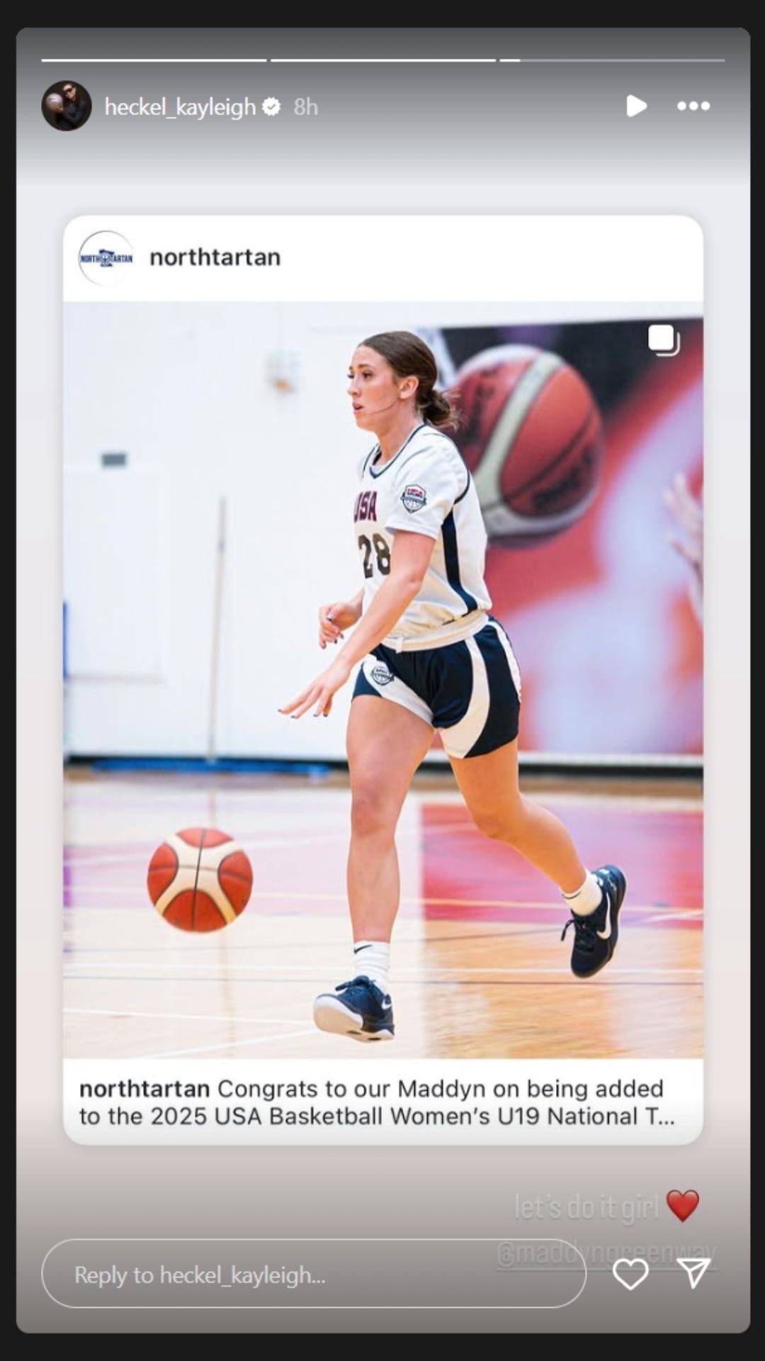 UConn's Kayleigh Heckel drops 4-word reaction as Kentucky commit Maddyn Greenway gets added to ...