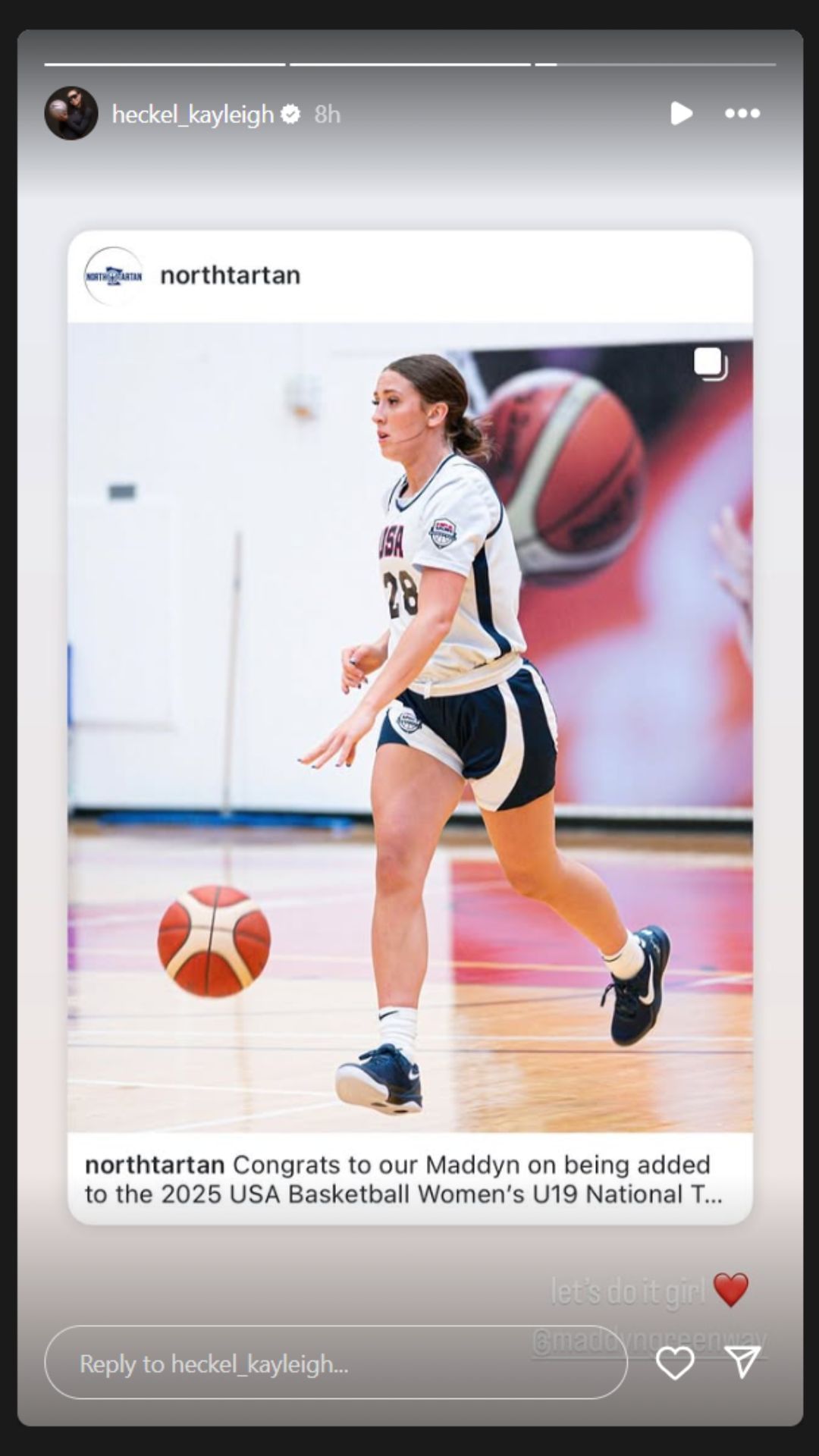 UConn's Kayleigh Heckel drops 4-word reaction as Kentucky commit Maddyn Greenway gets added to ...