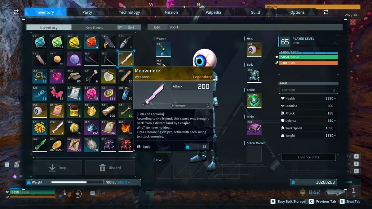 Palworld Terraria dungeon location, drops, and things you shouldn't miss