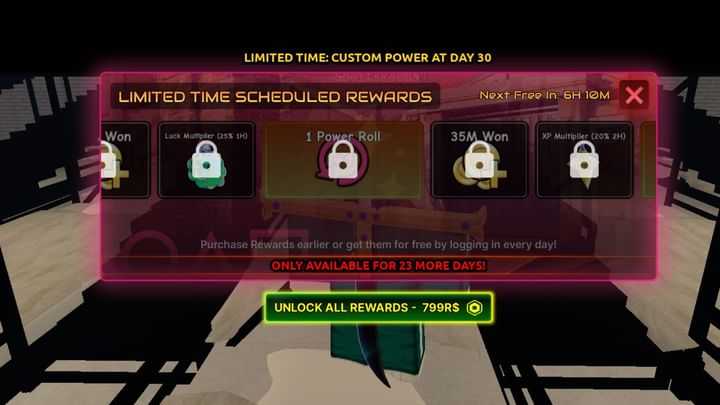 How to get Power Rolls in Ink Game