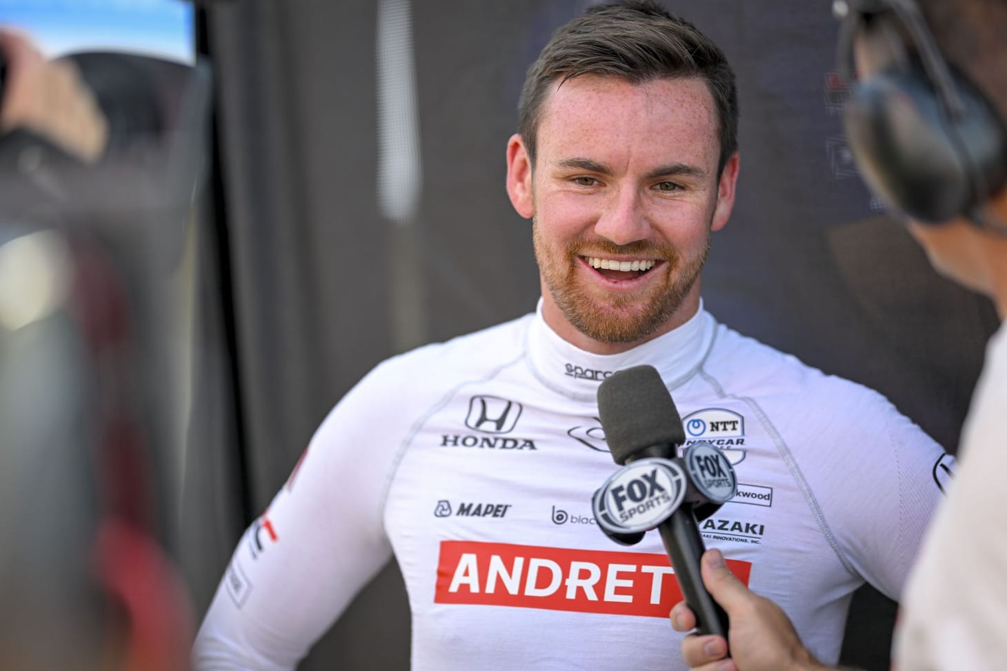 Hilarious scene in IndyCar pitlane as Kyle Kirkwood switches roles with ...