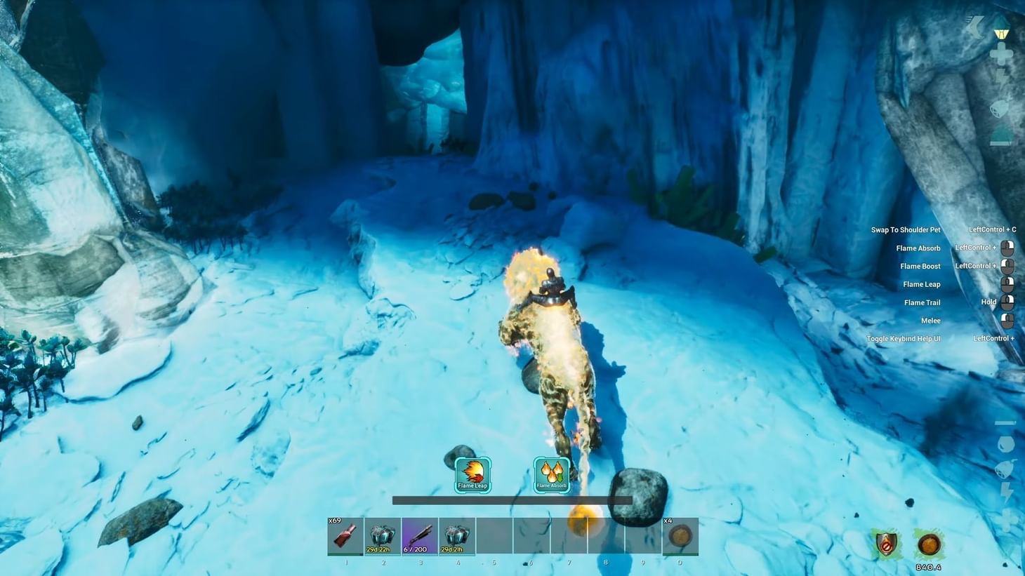 ARK Ragnarok Ascended: Iceworm Queen cave walkthrough