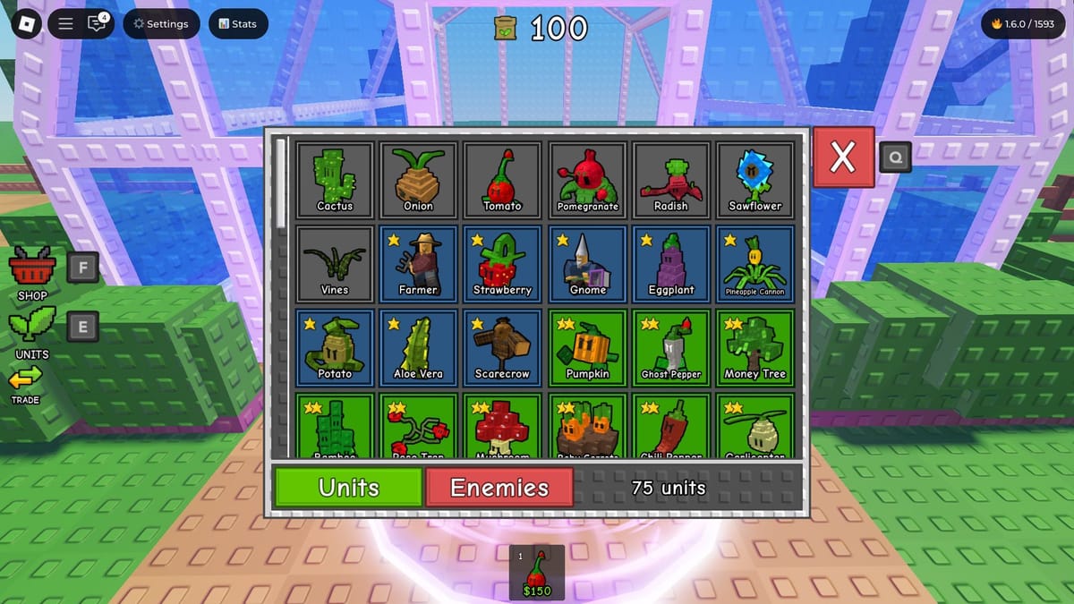 Garden Tower Defense tier list