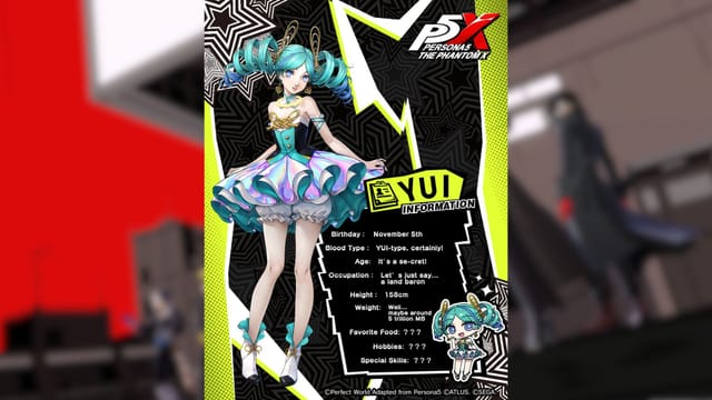 Persona 5: The Phantom X announces Yui as next playable character