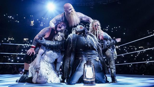 Wyatt Sicks crowned new WWE champions; member breaks character to react after SmackDown goes off ...