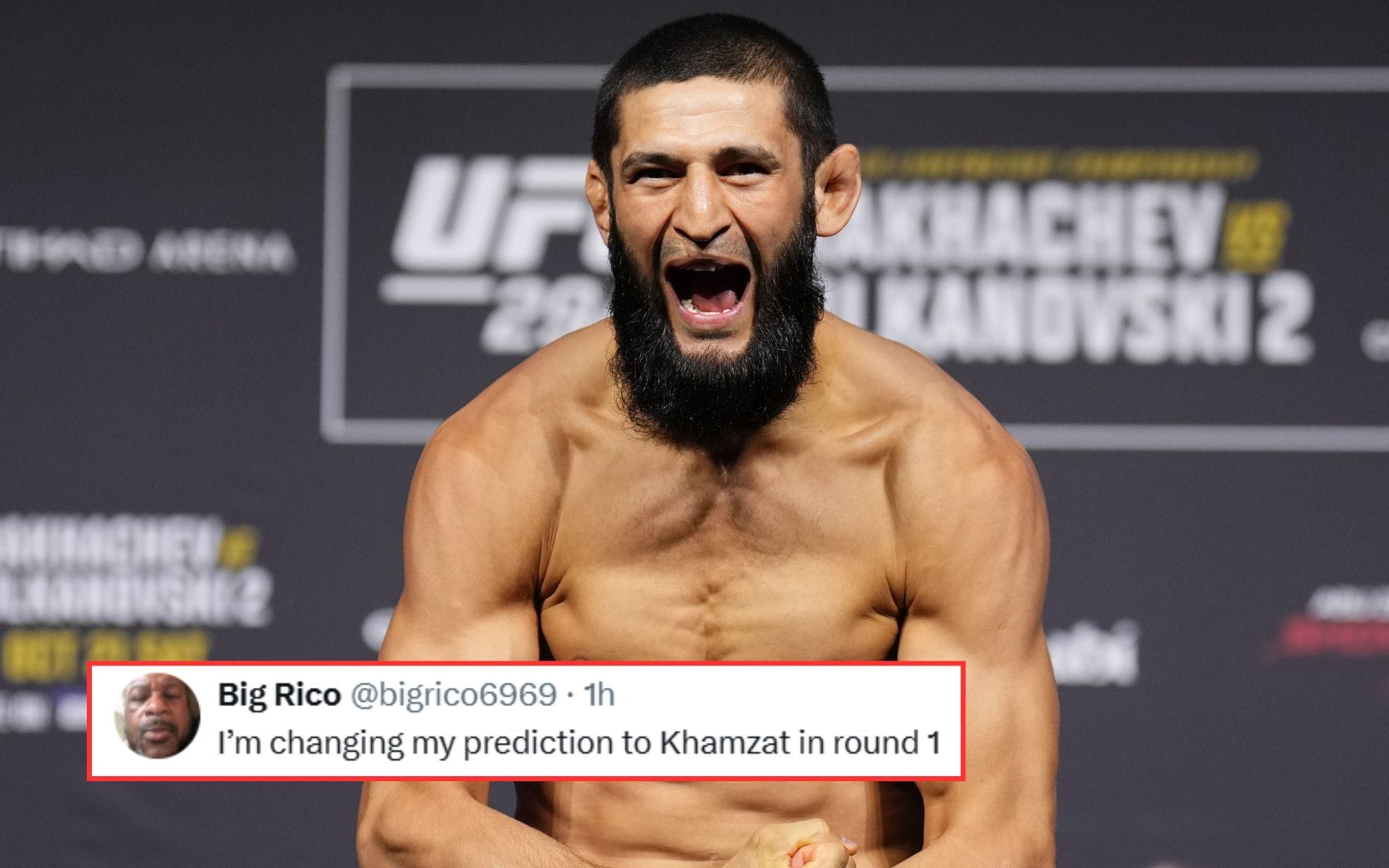 Khamzat Chimaev's ice-cold message for Dricus du Plessis ahead of UFC ...