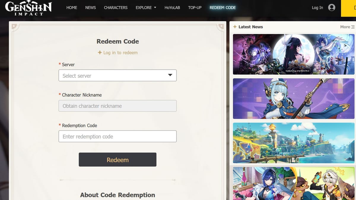 Genshin Impact releases two redeem codes in celebration of Flins ...
