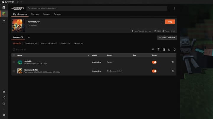 Minecraft Hammercraft 40k mod guide