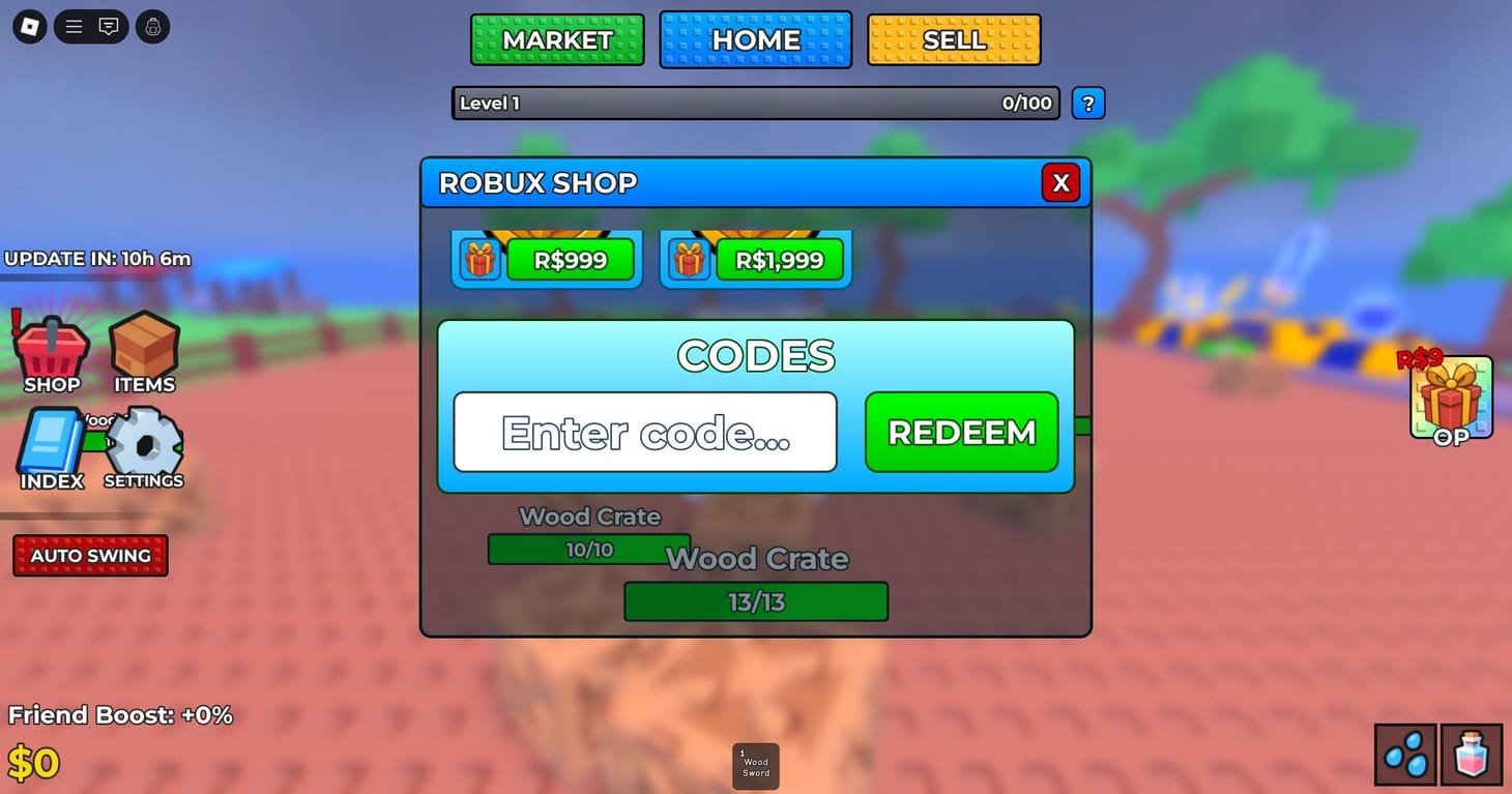 Break Crates codes (August 2025)