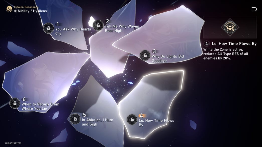 Honkai Star Rail: Hysilens Eidolons, ranked