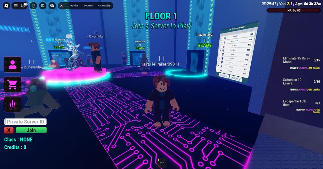 18 Floors codes (September 2025)