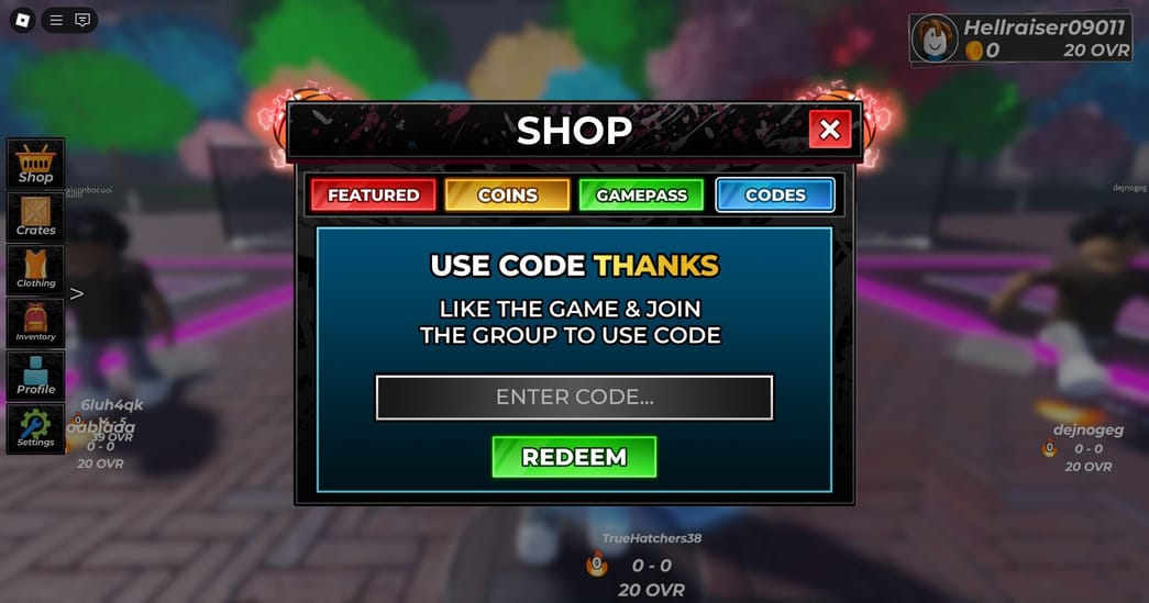 Arcade Basketball codes (March 2026)