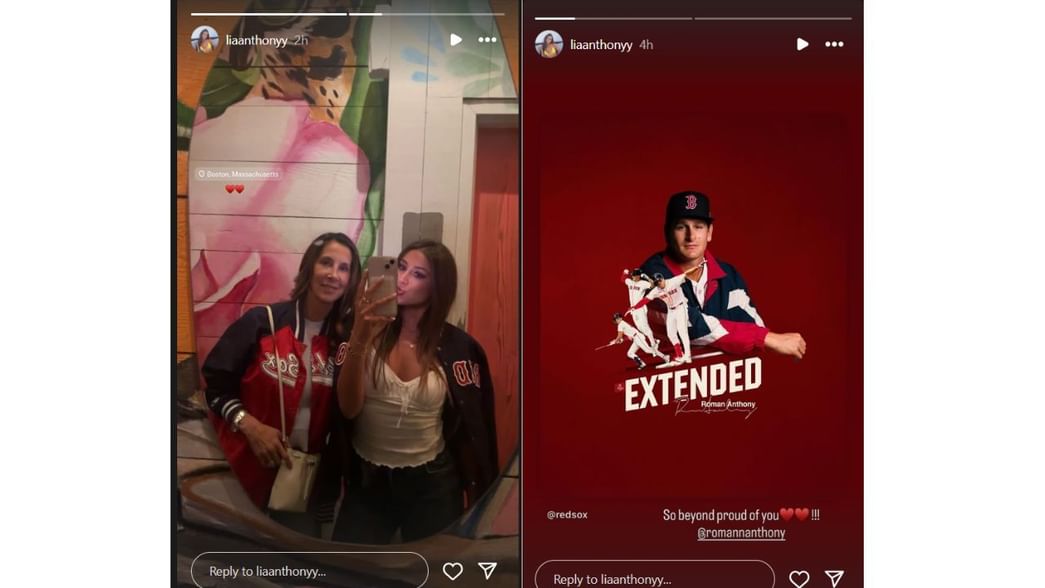 Roman Anthony's sister Lia drops 5-word reaction, steals the spotlight ...