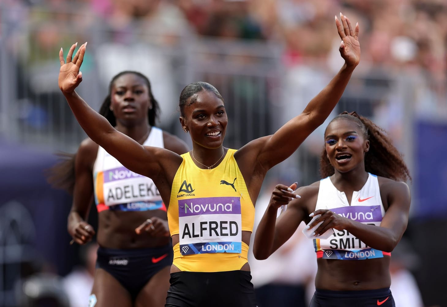 Julien Alfred sends strong message to Sha'Carri Richardson, Shelly-Ann ...