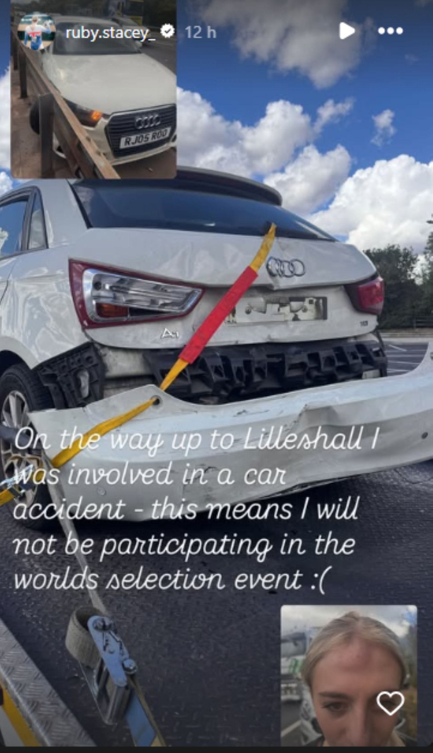 Car crash leads British gymnast Ruby Stacey to make heartbreaking ...