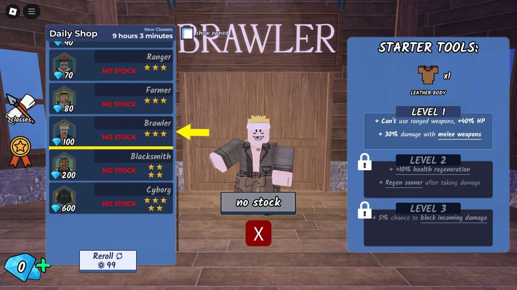 99 Nights in the Forest Brawler guide