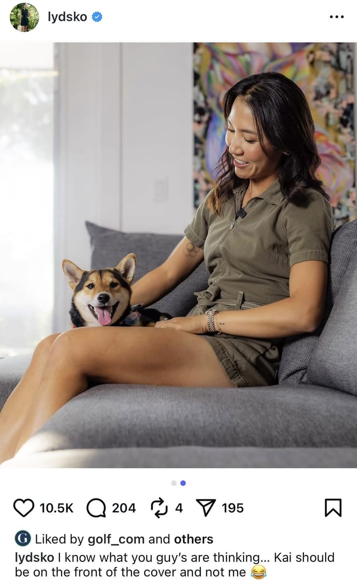 Lydia Ko shares her ‘favorite kind of cuddles’ in new IG post