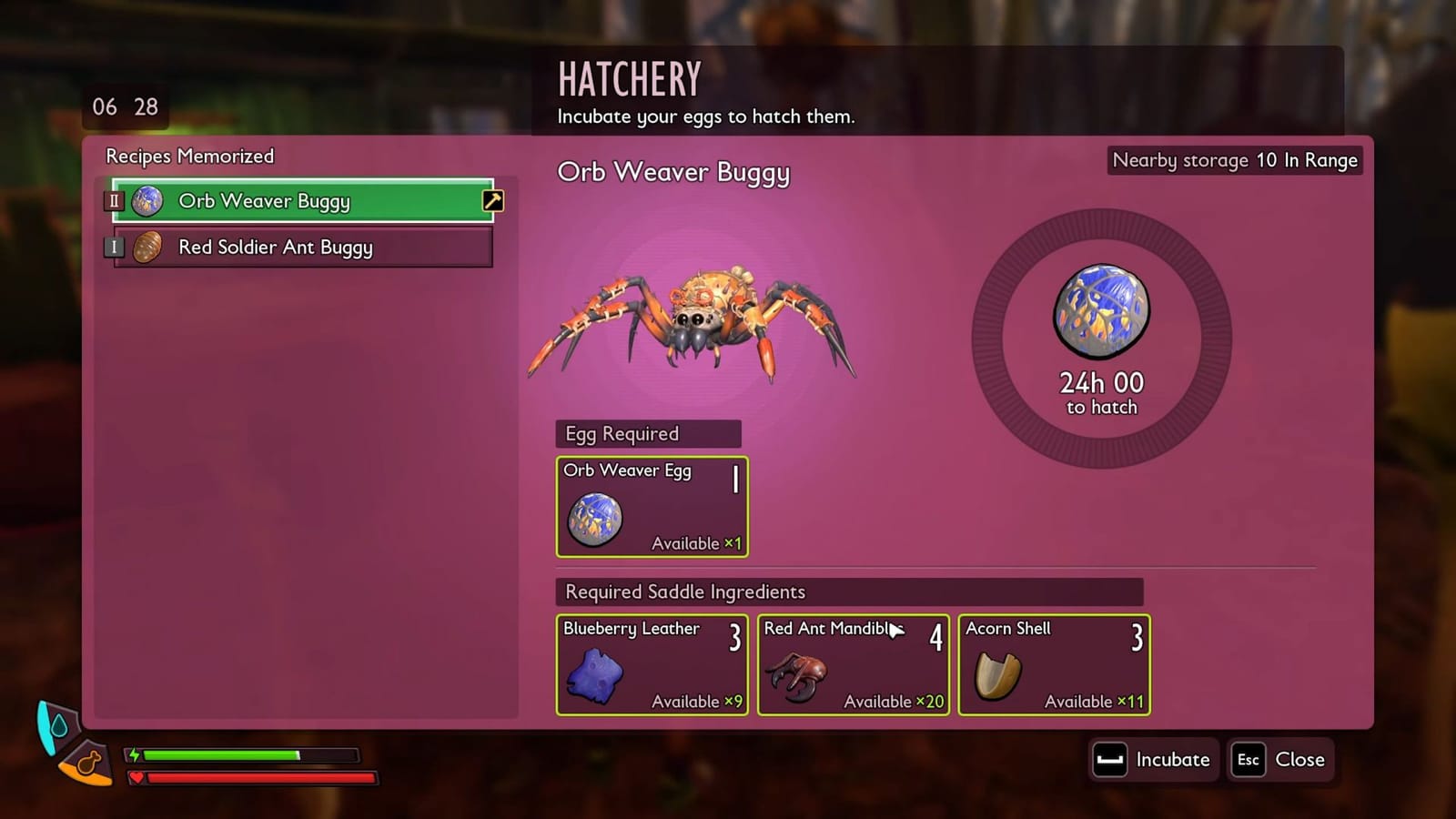 How to get the Orb Weaver buggy in Grounded 2