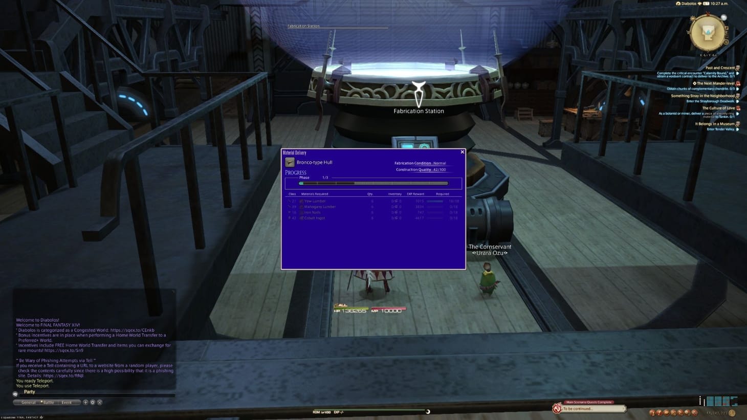 Final Fantasy XIV Submarine guide