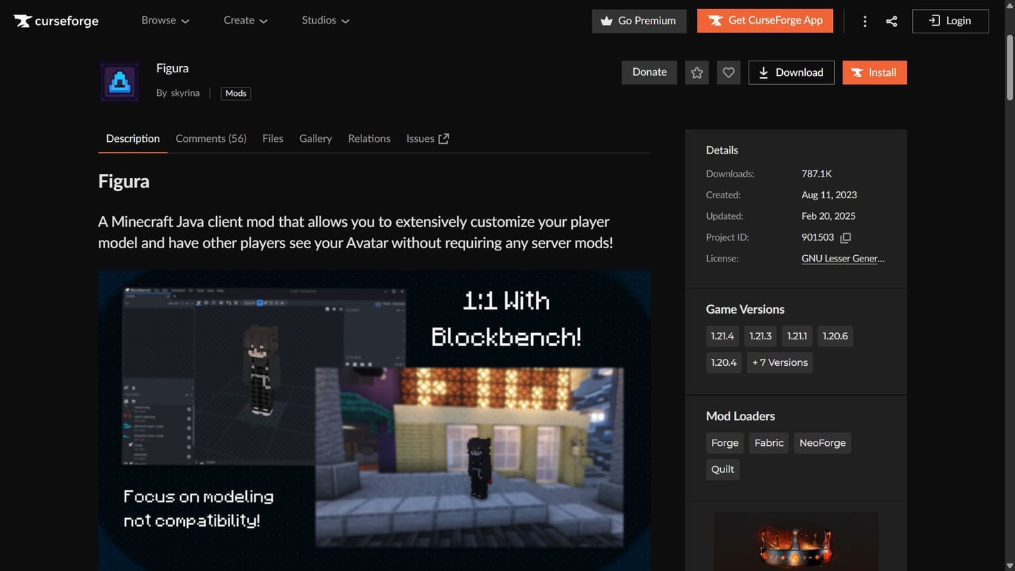 Minecraft Figura mod guide