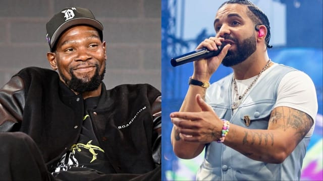 Kevin Durant continues showing love for rapper buddy Drake as he’s ...