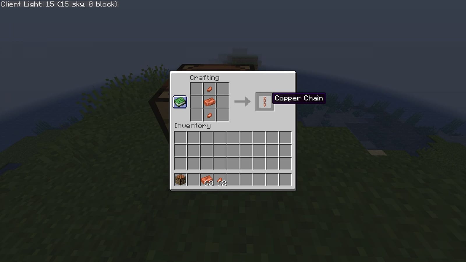 All new crafting recipes in the Minecraft copper expansion update