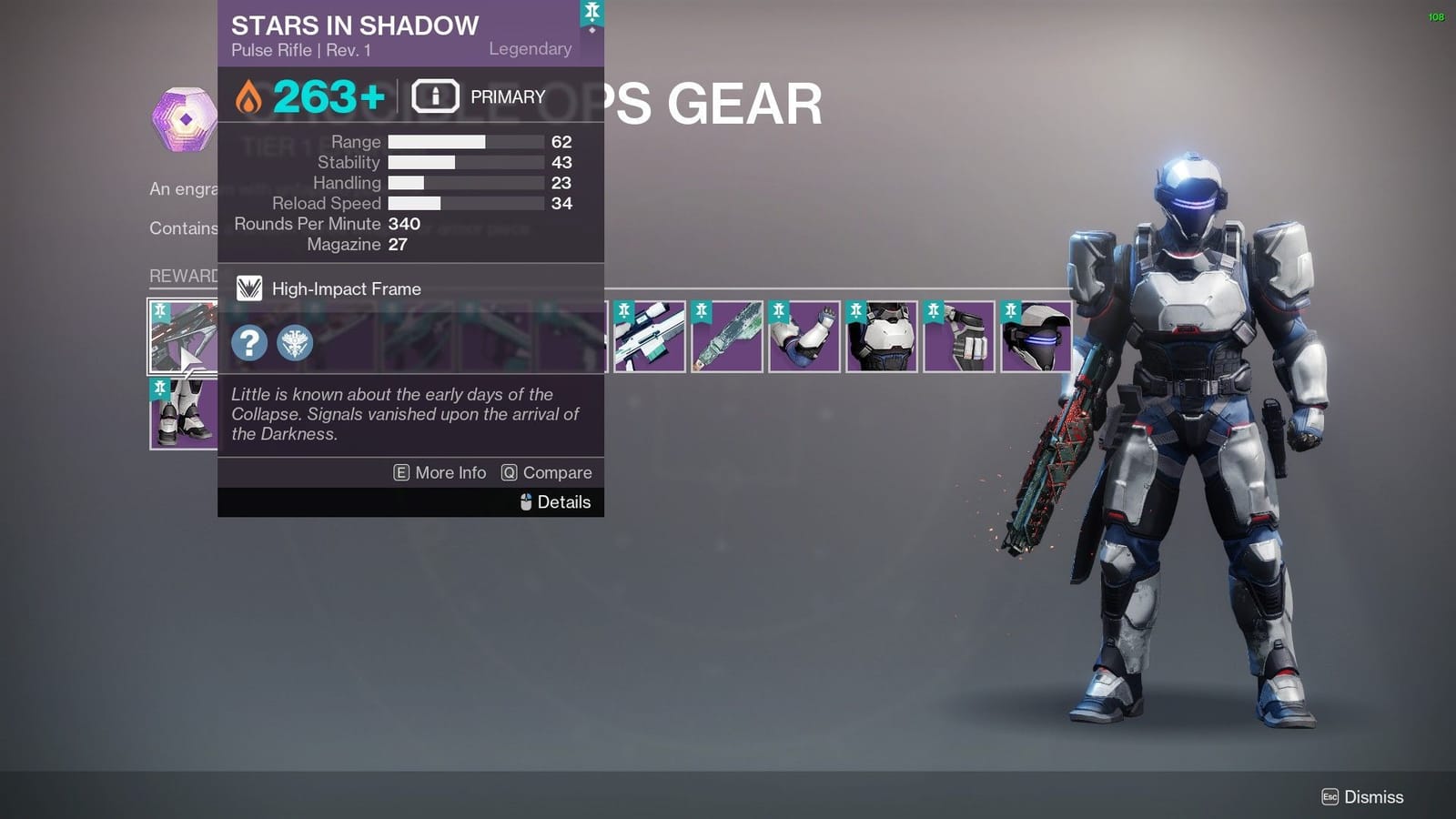 Stars in Shadow god roll guide in Destiny 2 PvE and PvP