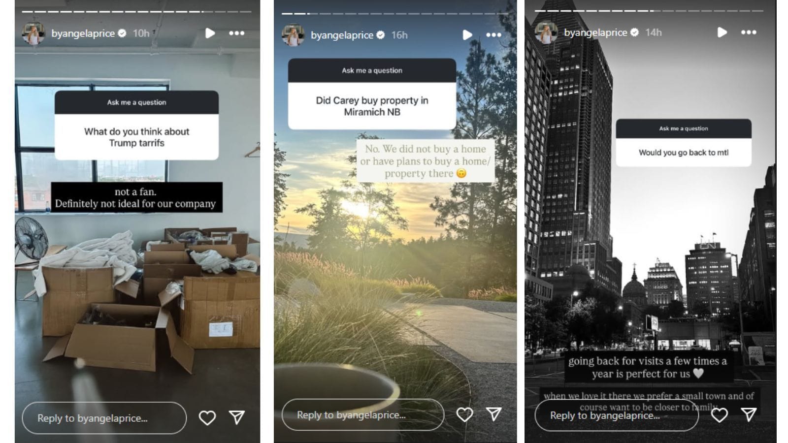 "So fun to be back with the hockey family": Carey Price's wife Angela ...