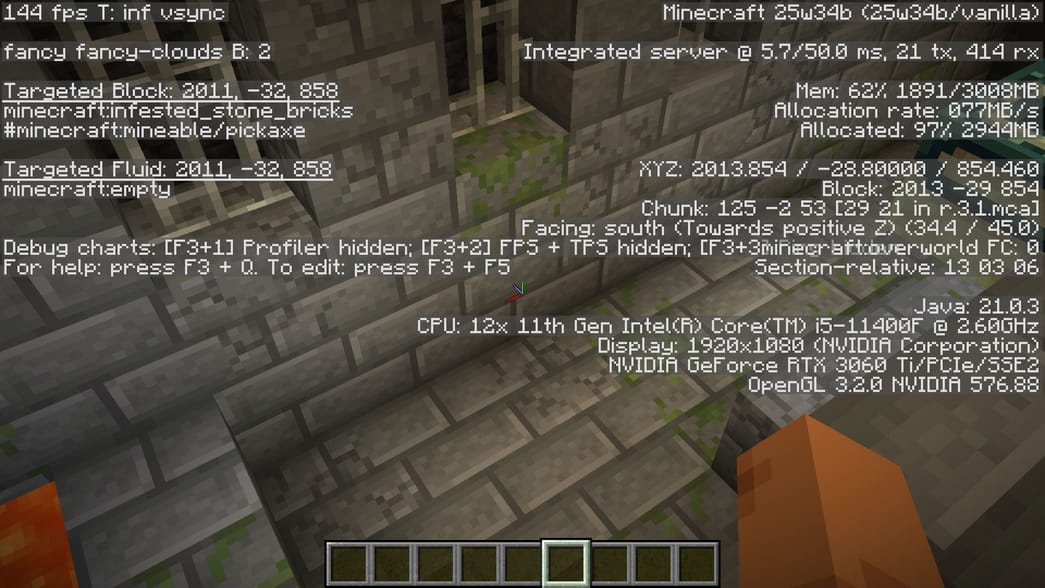 Minecraft infested block guide