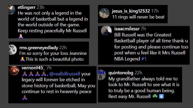 Heartbroken Bill Russell’s wife Jeannine makes painful admission in ...