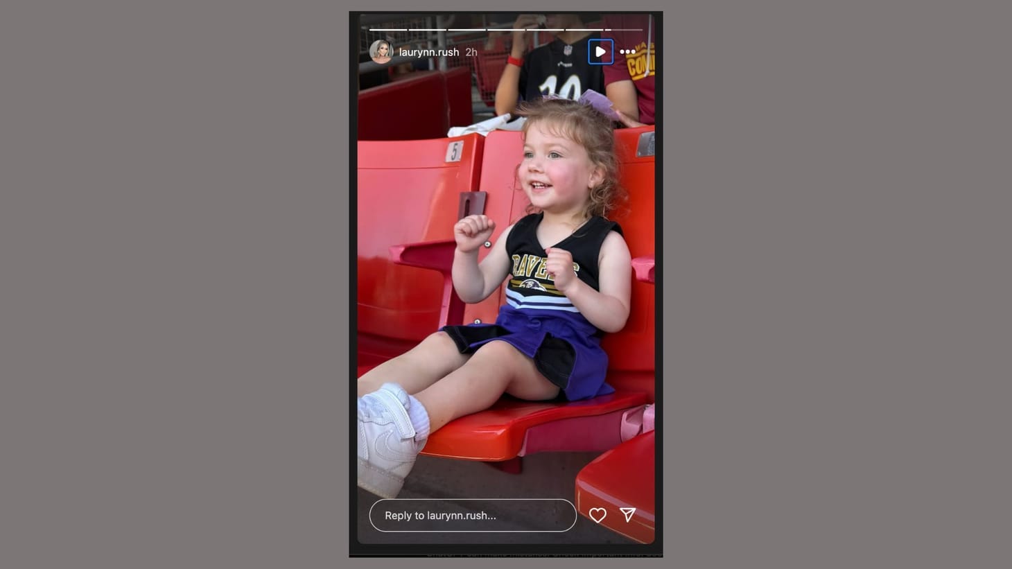 Cooper Rush’s daughter Ayla cheers for Ravens QB as Baltimore dominates ...