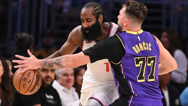 "Harden switched bodies with Luka" - NBA fans shocked after James ...