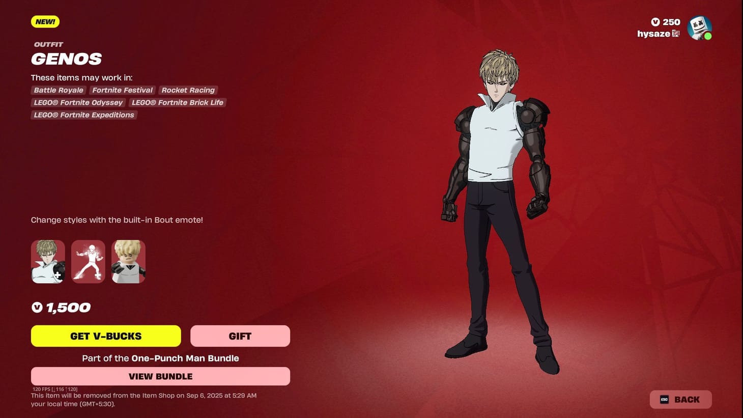 How to get the Genos skin in Fortnite