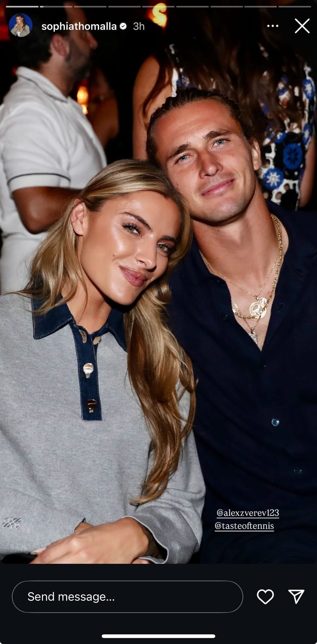 Alexander Zverev's girlfriend Sophia feels German's absence during ...