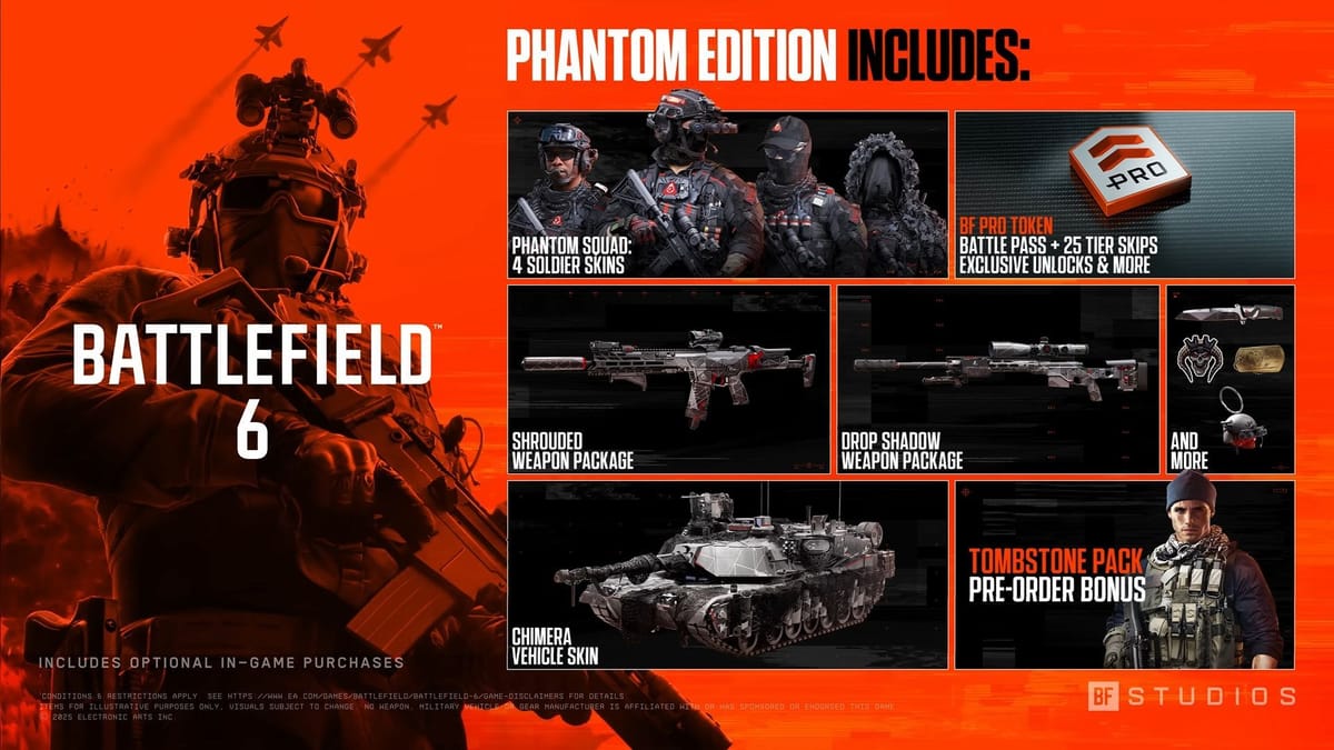 Battlefield 6 dominates Steam top seller list after pre-order went live