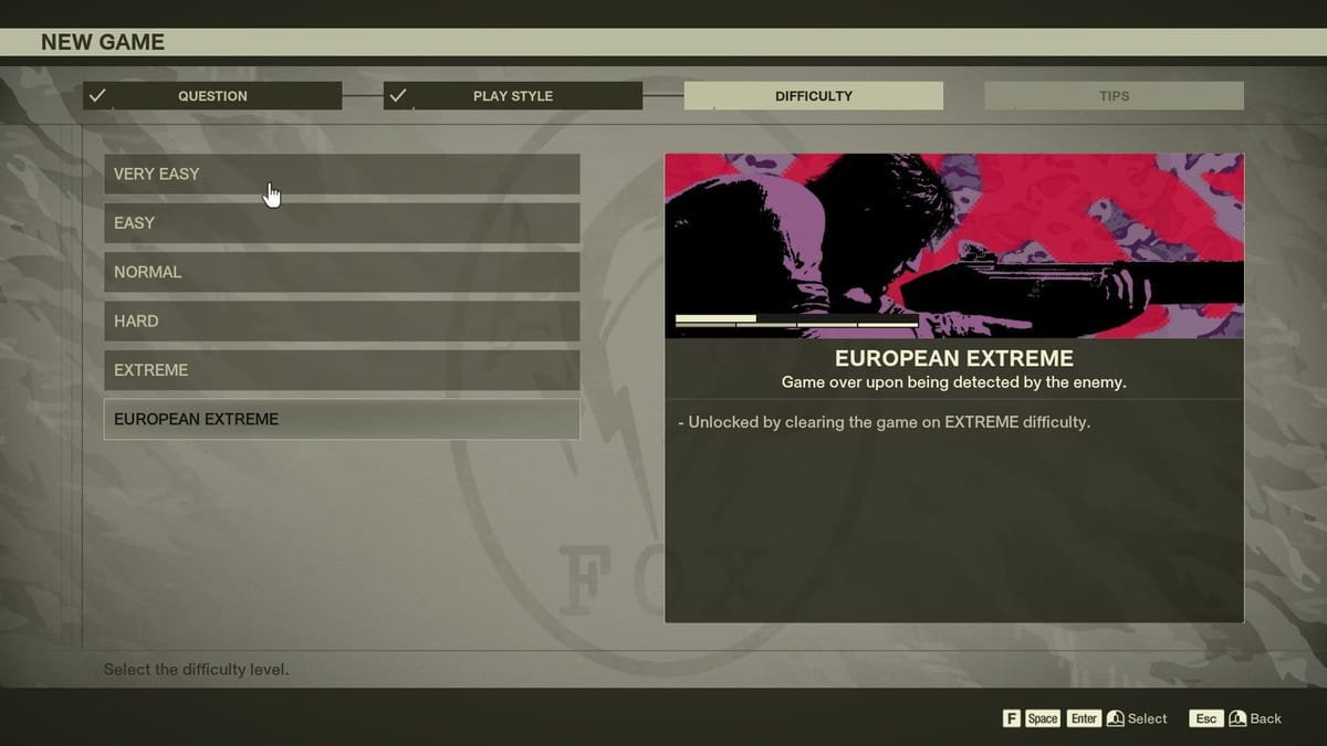 All Metal Gear Solid Delta Difficulty options explored
