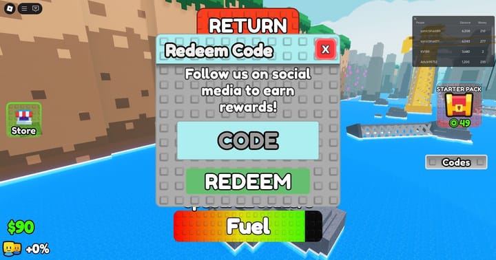 Build A Rocket codes (August 2025)