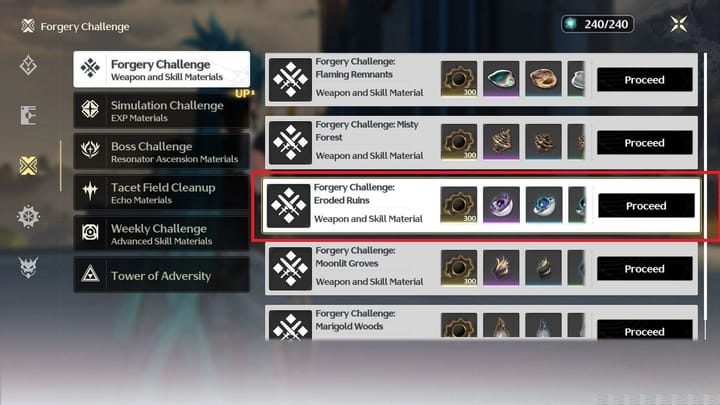 Wuthering Waves Augusta ascension materials leaked