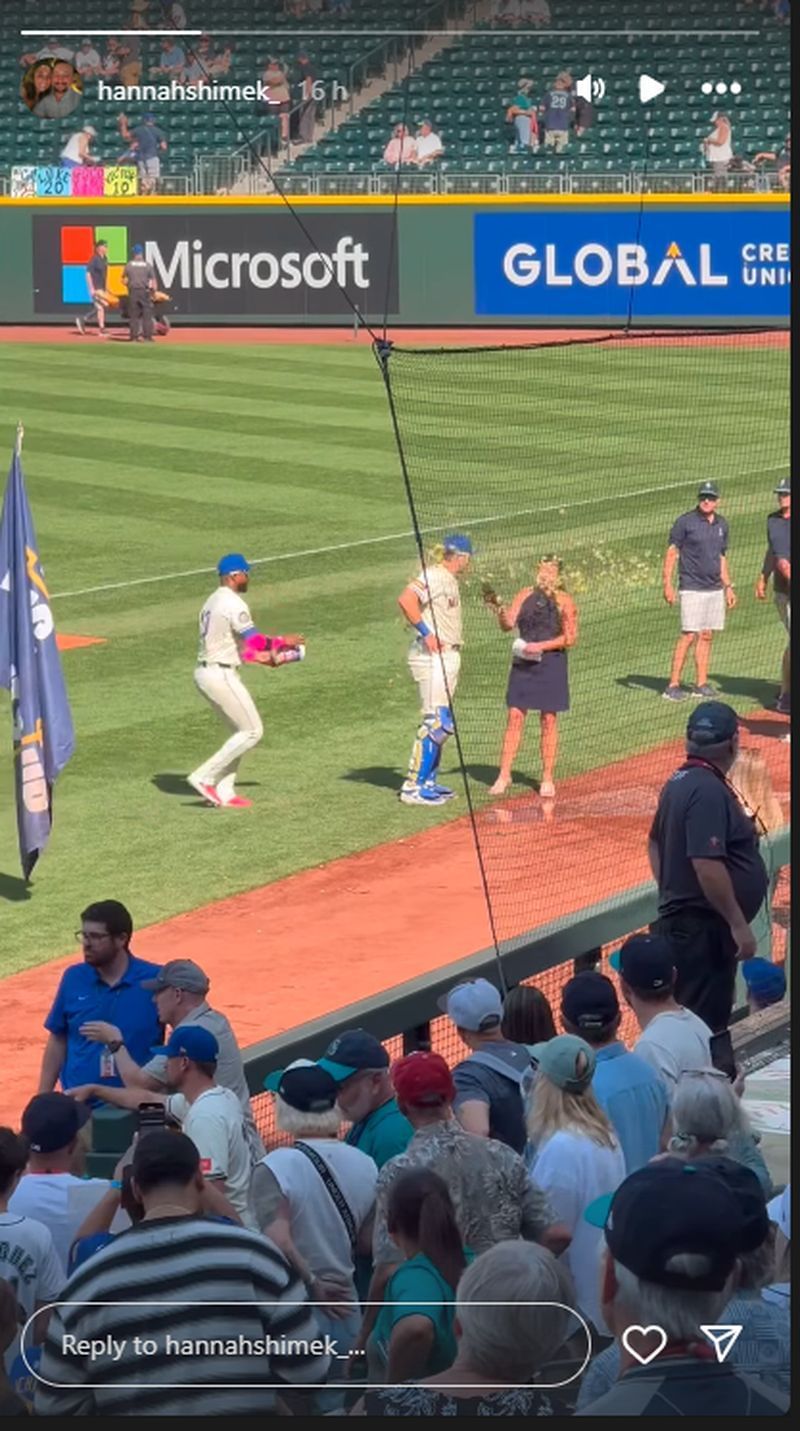 "Greatness was witnessed today" - Cal Raleigh's girlfriend Hannah ...