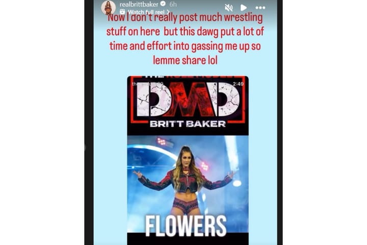 Britt Baker makes a rare move amid AEW absence
