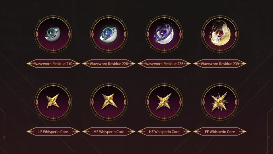 Wuthering Waves Augusta signature weapon stats and materials leaked