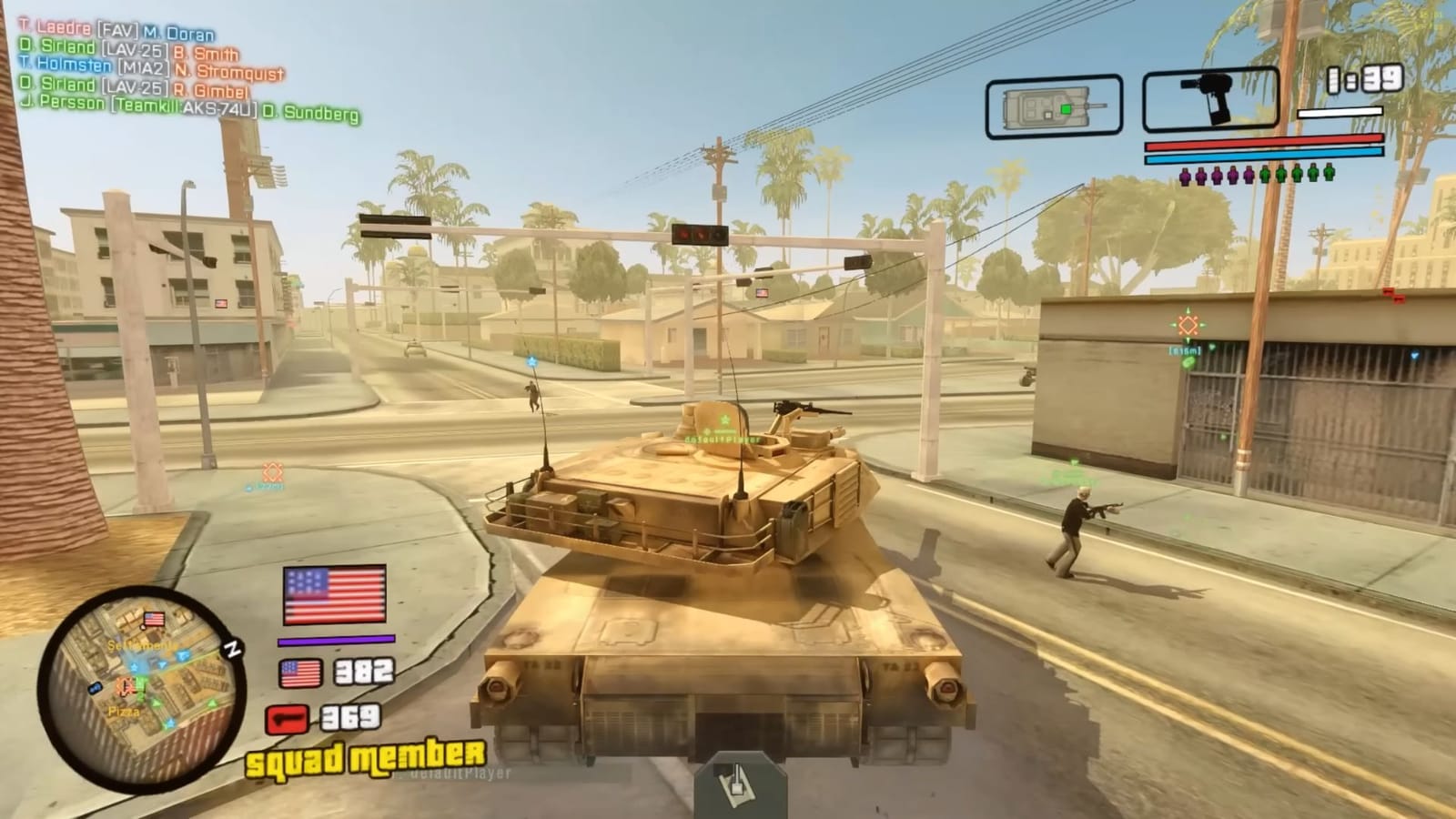 Battlefield mod converts entire game to GTA San Andreas